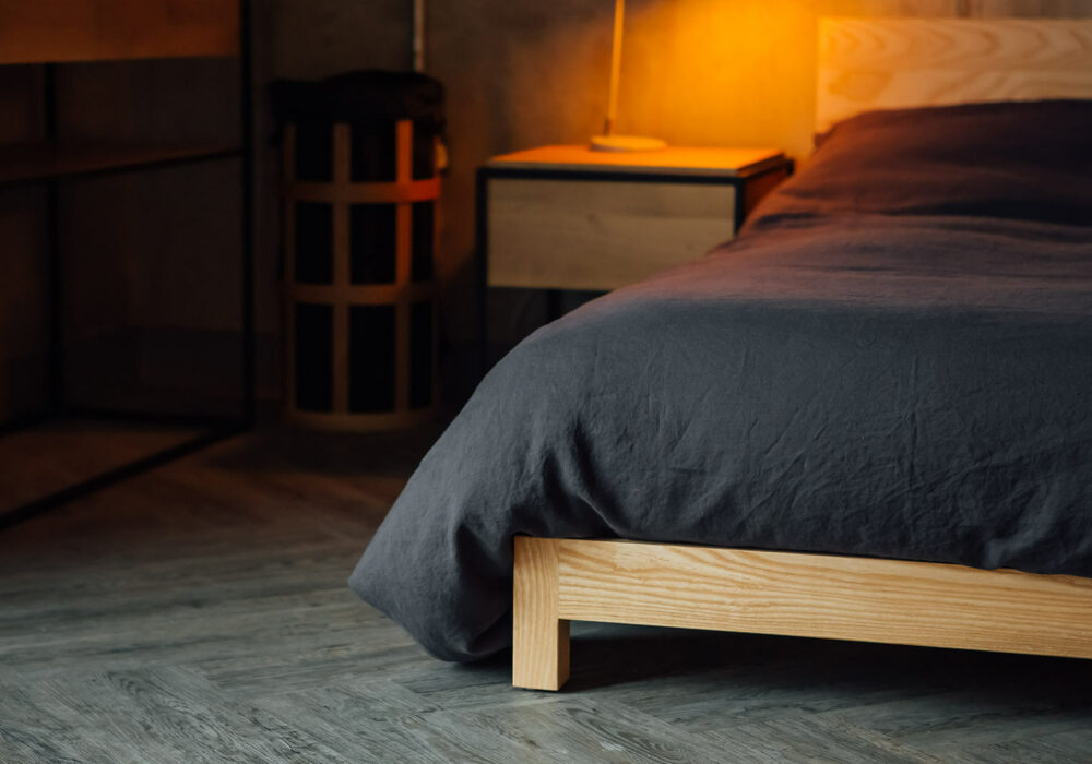 Slate Grey Pure Linen Bedding | Natural Bed Company