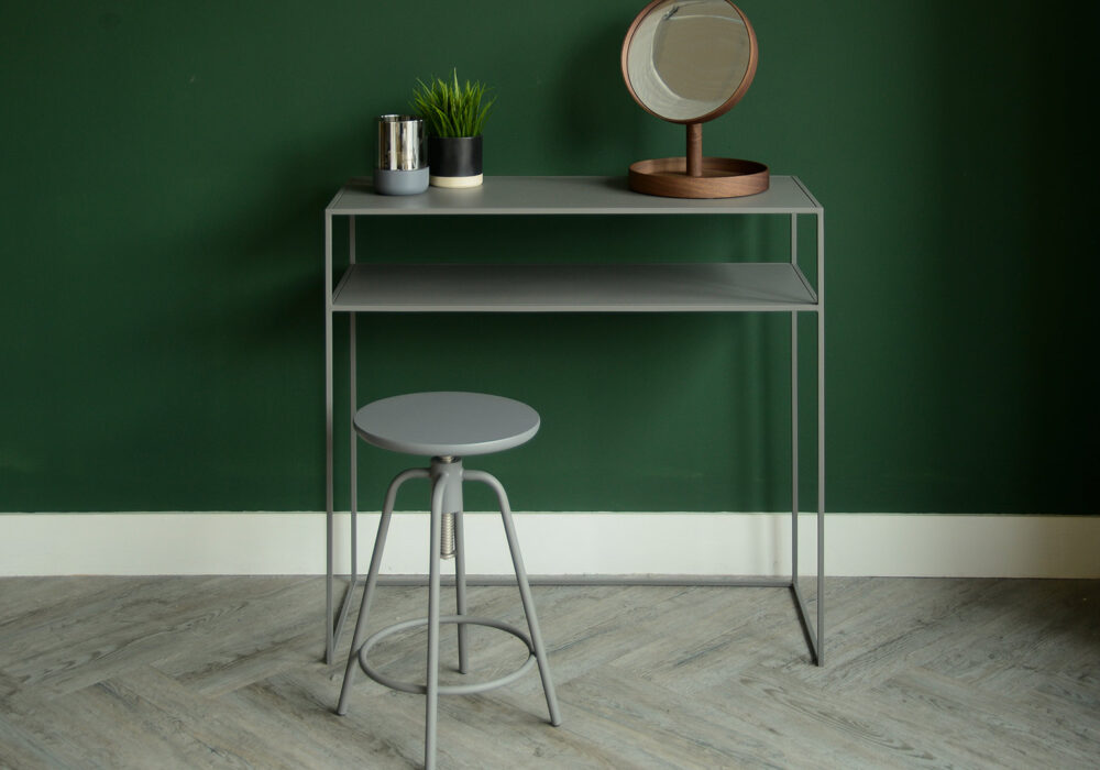 Powder Coated Console Tables | Slate or Grey | Natural Bed Co