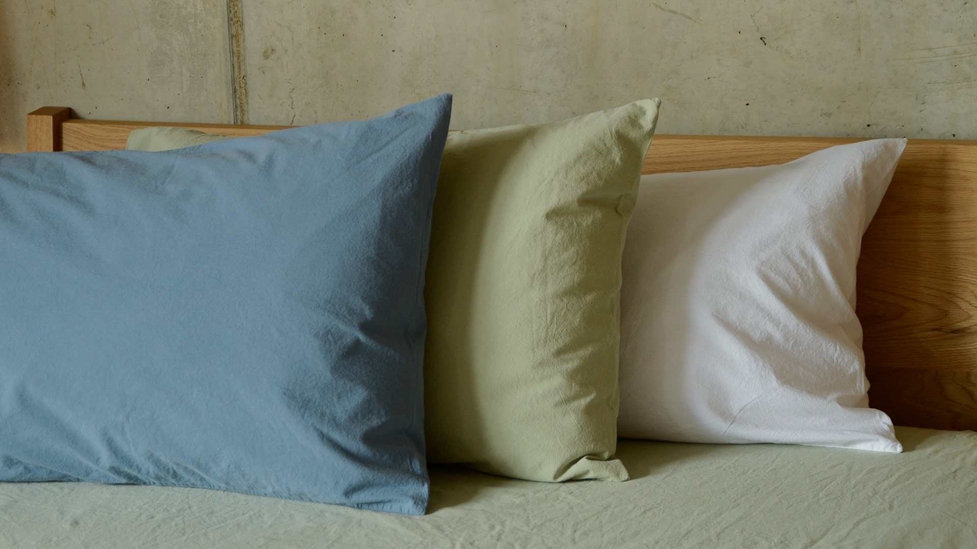 Stonewashed Cotton Bedding - 3 Colours - Natural Bed Company
