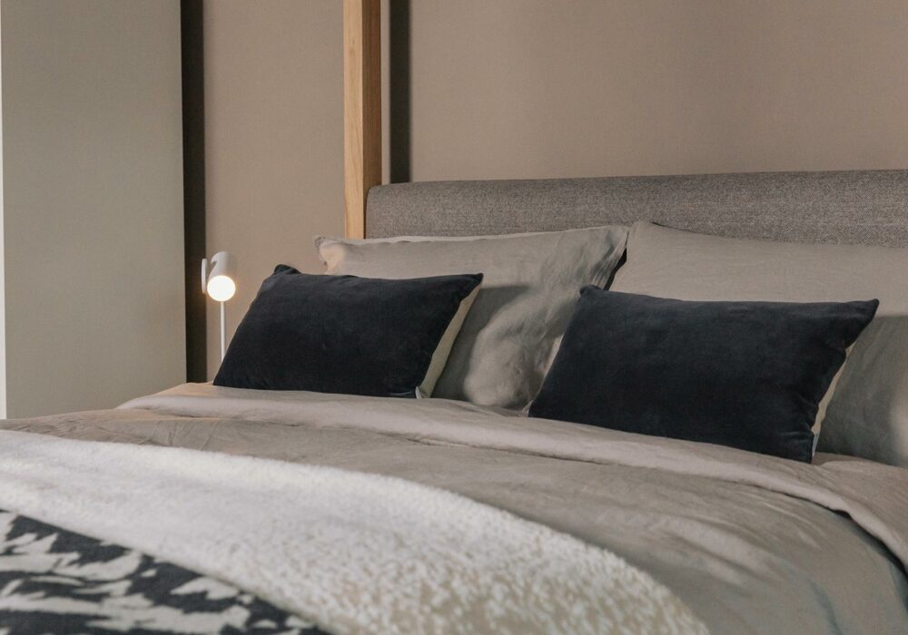 Stone Linen Bedding - Natural Bed Company