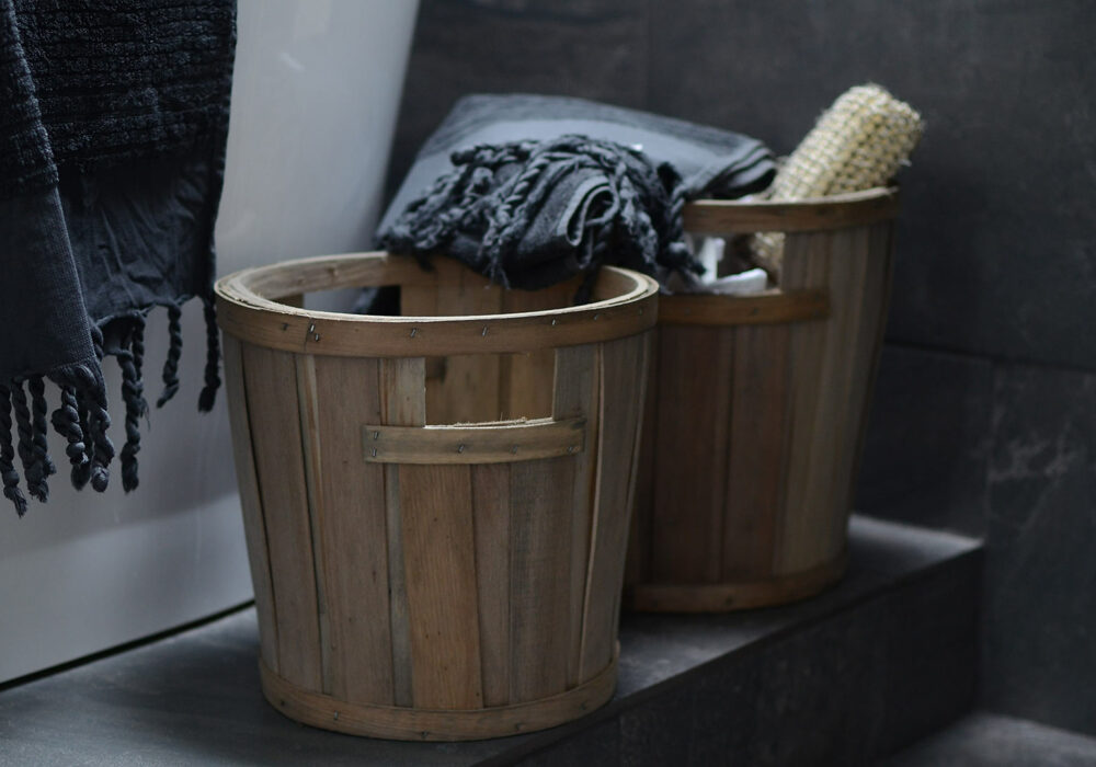 Rustic Storage Baskets | Small Storage | Natural Bed Company