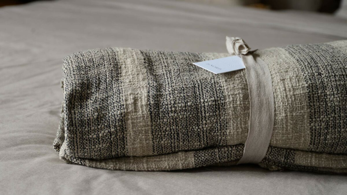 Textured Cotton Bedspread | Natural Bed Company