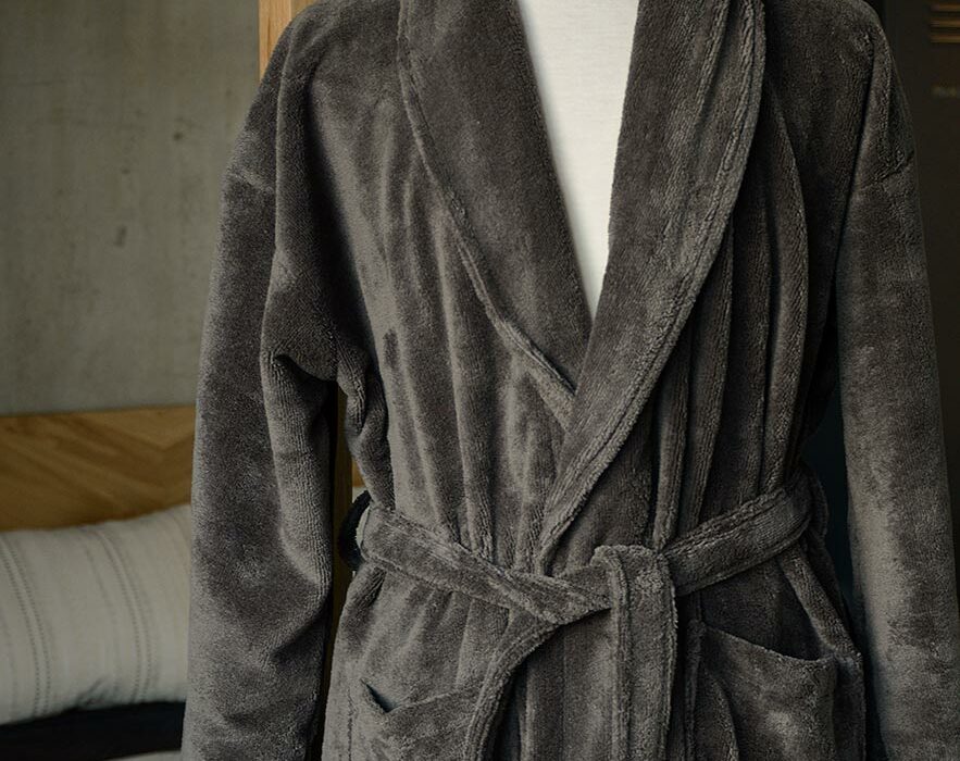 Towelling Bath Robe | Bed & Bath | Natural Bed Company