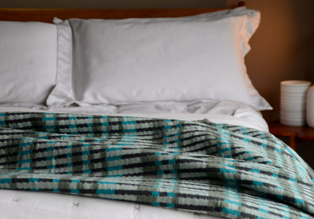 Layered Stripe Throws - 3 Colours - Natural Bed Company