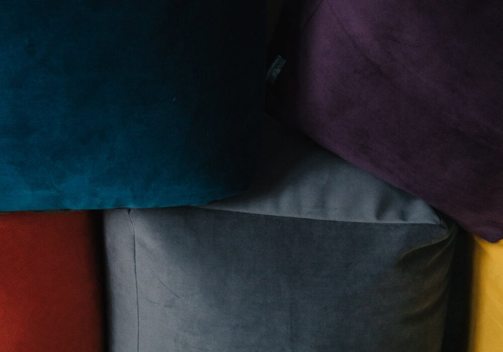 Velvet Covered Stools | Bedroom Furniture | Natural Bed Company