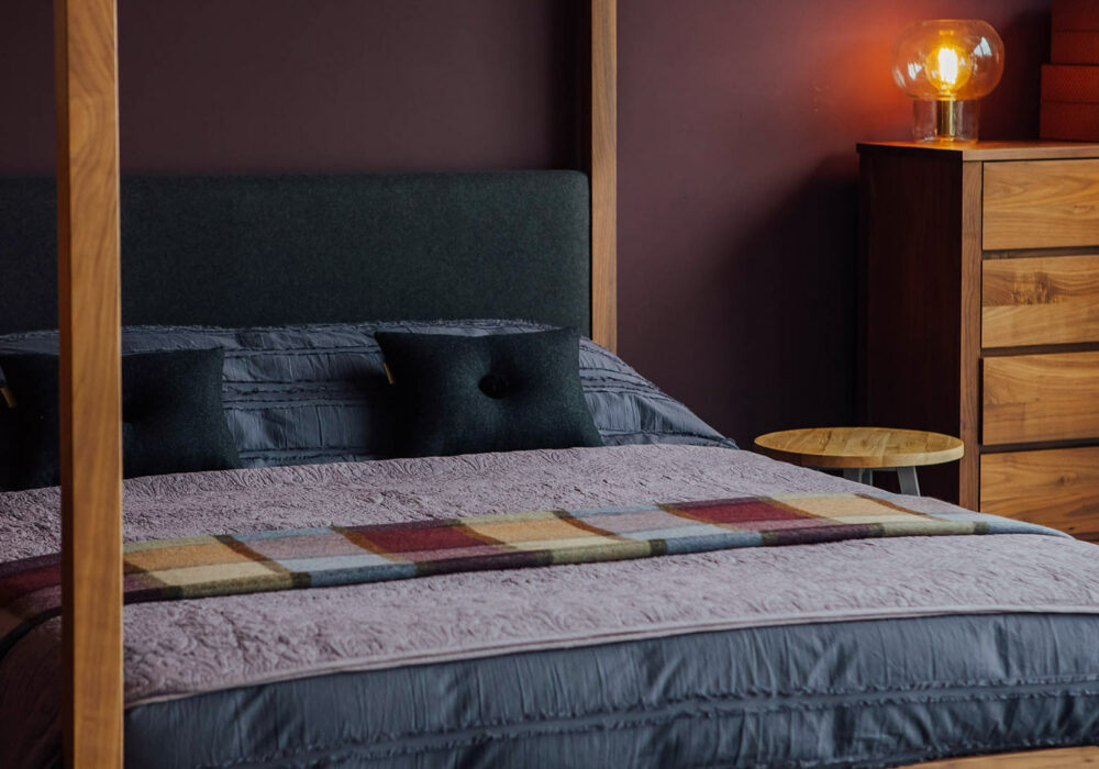 Studio Cotton Bedding Collection | White or Graphite | Natural Bed