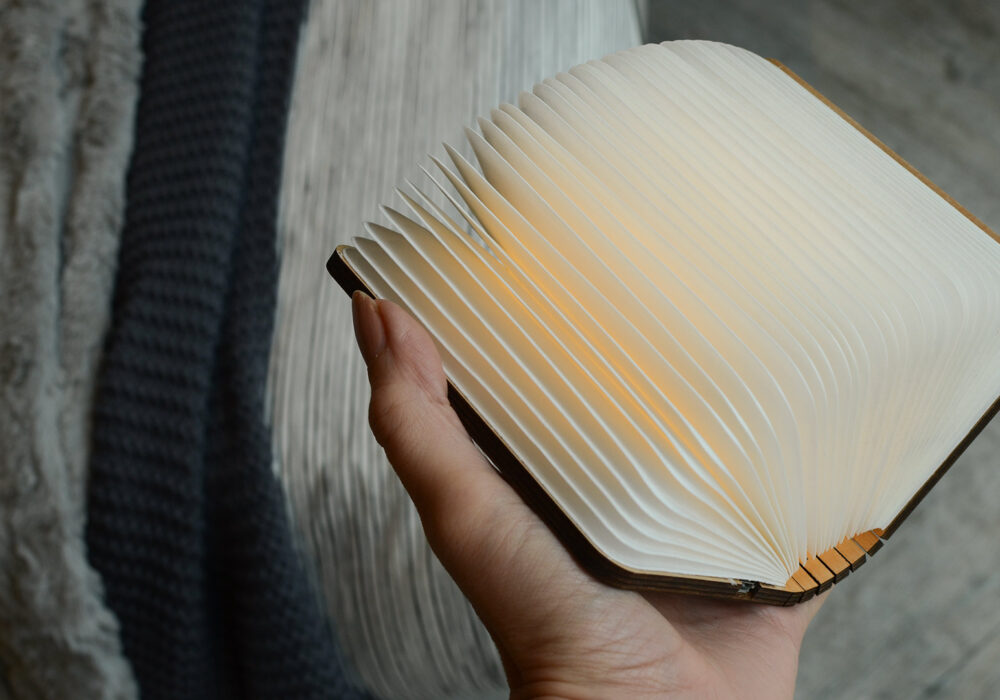 Warm Book Light in Walnut | Lighting | Natural Bed Company