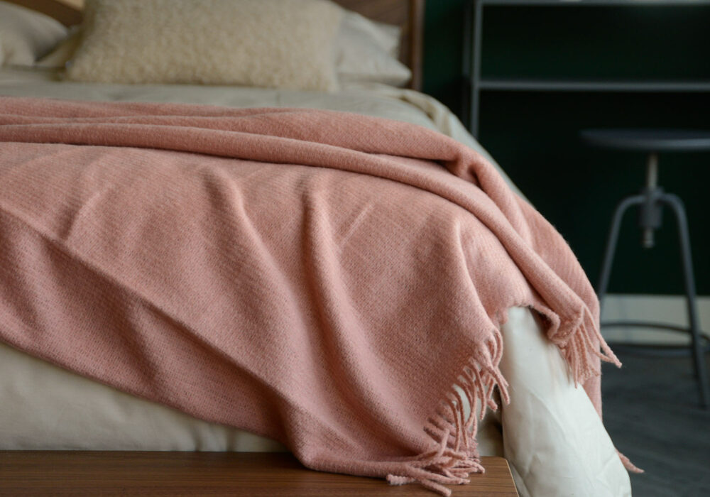 Soft Knitted Look Throws | Throws & Blankets | Natural Bed Co