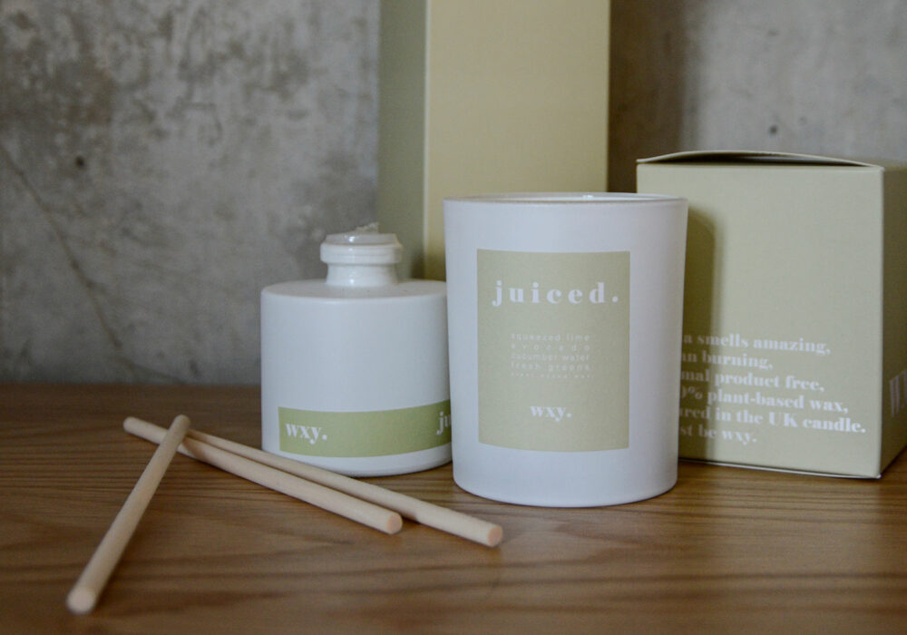 White Glass Collection | Scented Candles & Diffusers | Natural Bed Co